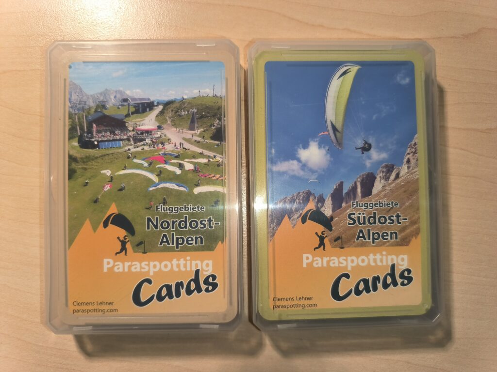 Paraspotting Cards - Ad Nubes | Paragliding Blog
